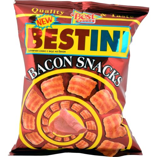 Bestini снакс с вкус на бекон на цена от 0.49 € за 34 г | Gladen.bg